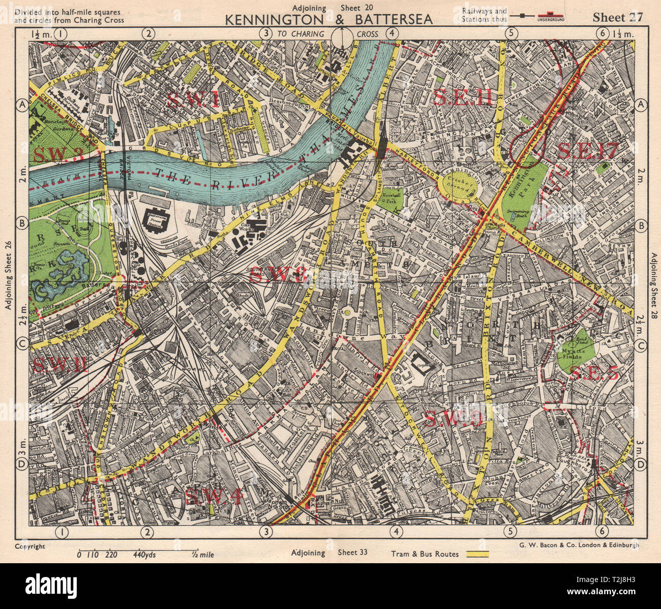 Brixton london map hi-res stock photography and images - Alamy