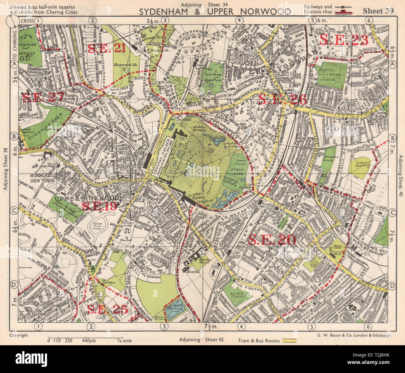 SE LONDON. Sydenham Upper Norwood Crystal Palace Sydenham Penge. BACON ...