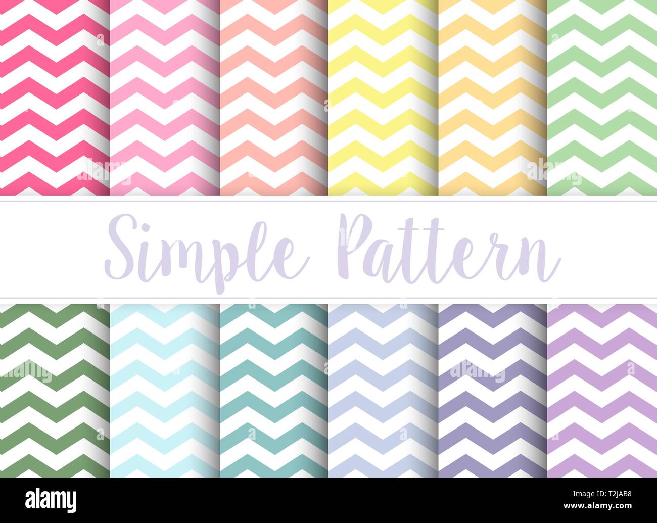 Blue seamless zig zag patterns hi-res stock photography and images - Alamy