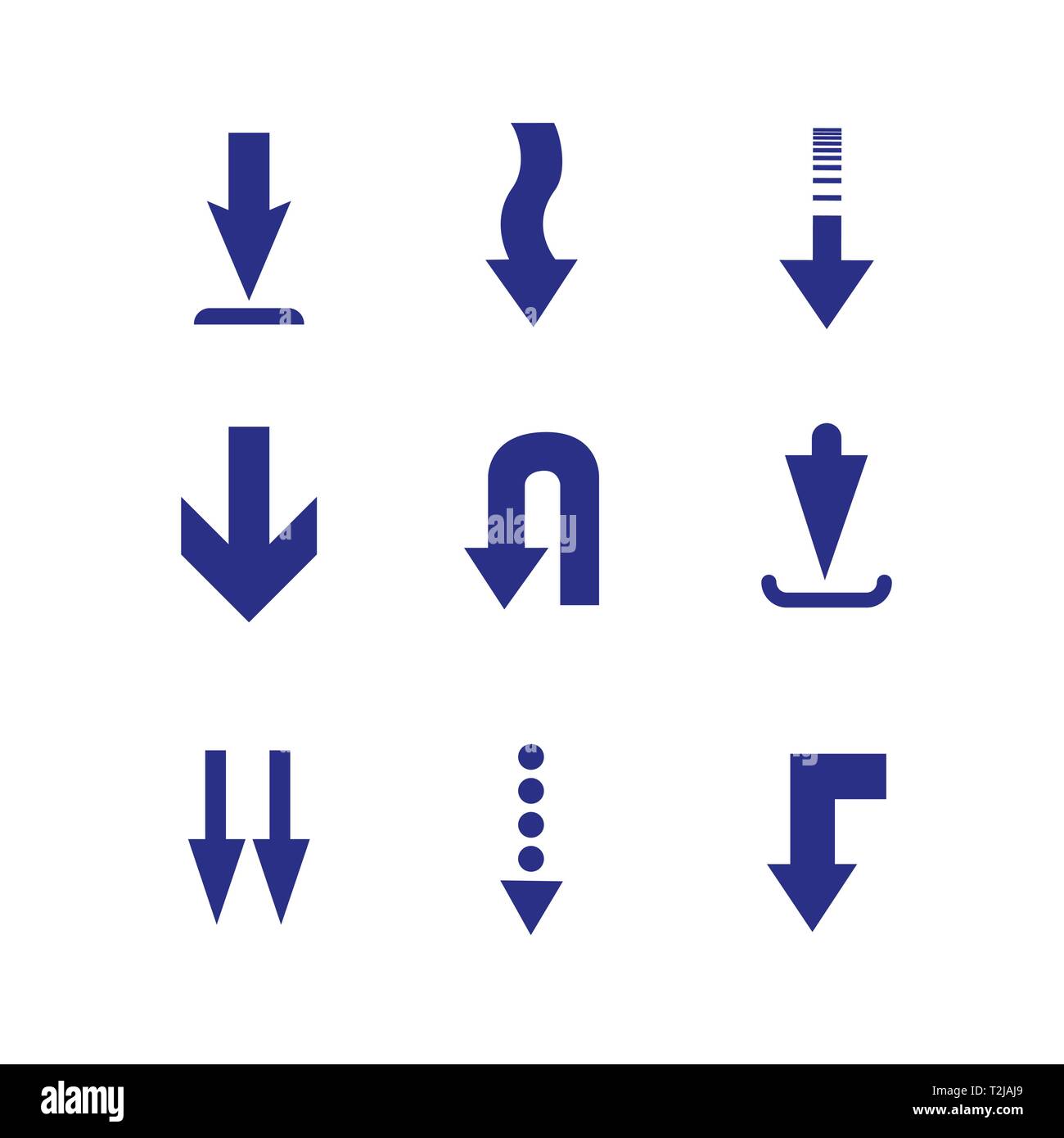 Loading icon load symbol flat hi-res stock photography and images - Alamy