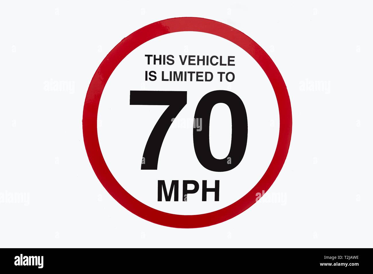 70 mph sign hi-res stock photography and images - Alamy
