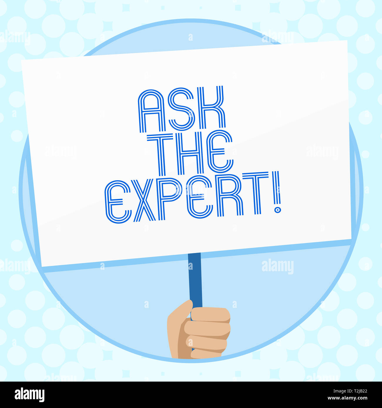 Conceptual hand writing showing Ask The Expert. Concept meaning ...