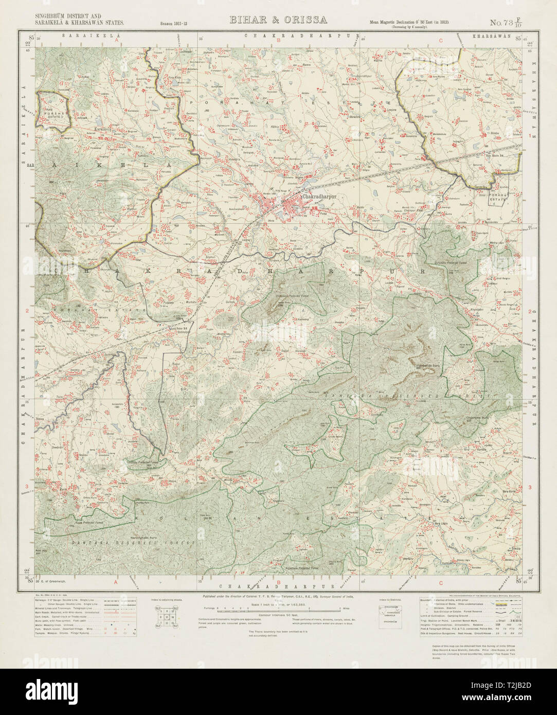 Map of jharkhand hi-res stock photography and images - Alamy