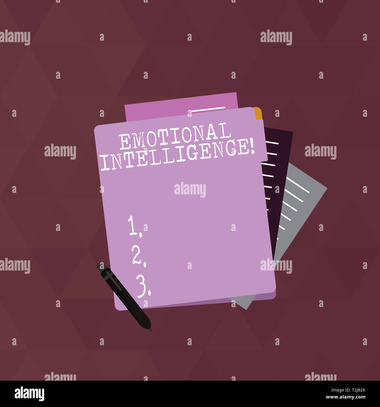 Writing note showing Emotional Intelligence. Business concept for ...