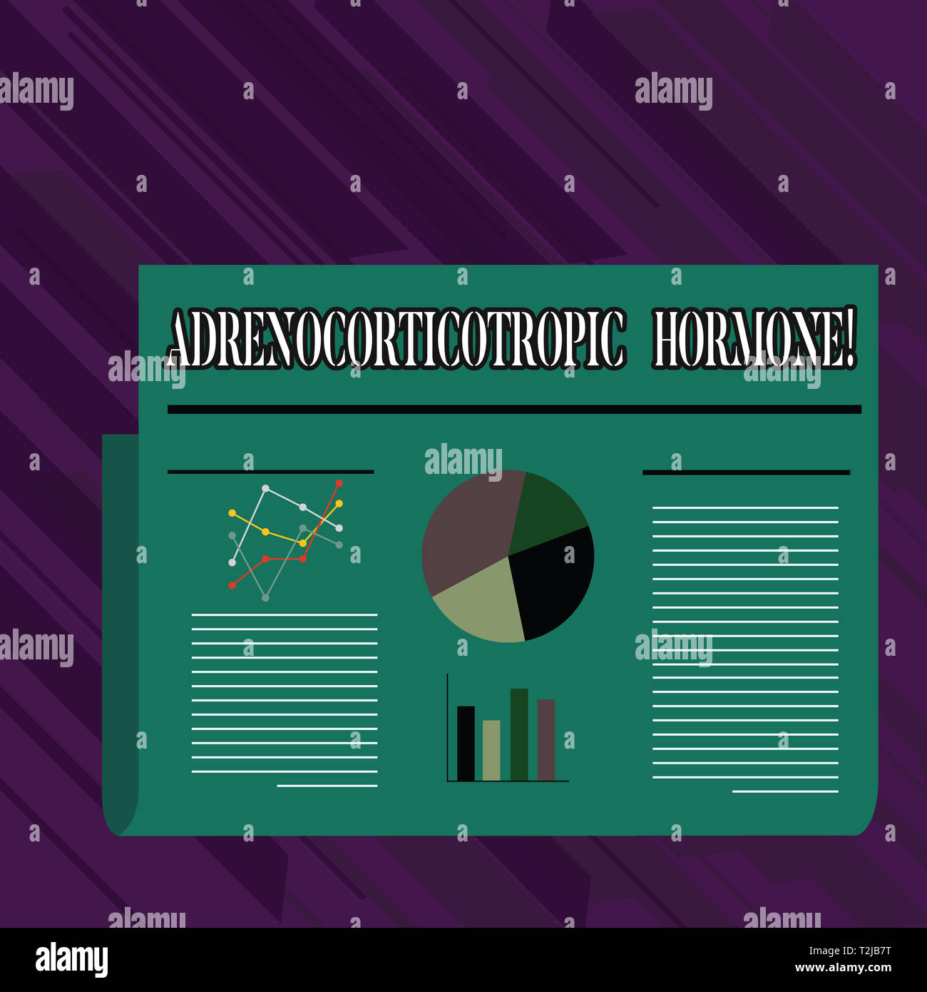 Conceptual hand writing showing Adrenocorticotropic Hormone. Concept ...