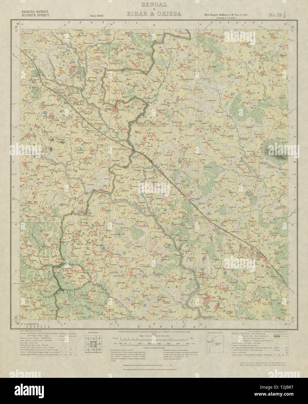 Old bengal map hi-res stock photography and images - Alamy