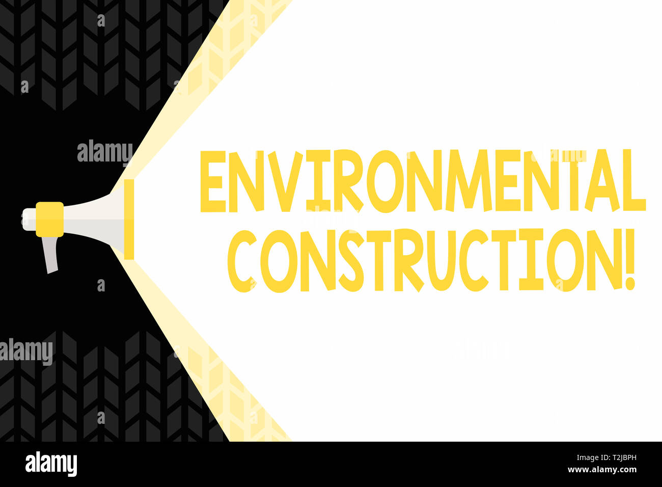 Text sign showing Environmental Construction. Business photo showcasing ...
