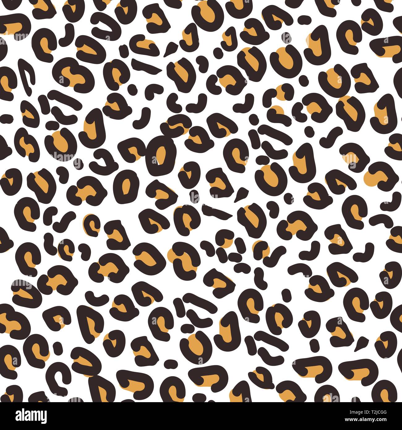 Leopard pattern. Seamless vector print. Realistic animal texture ...