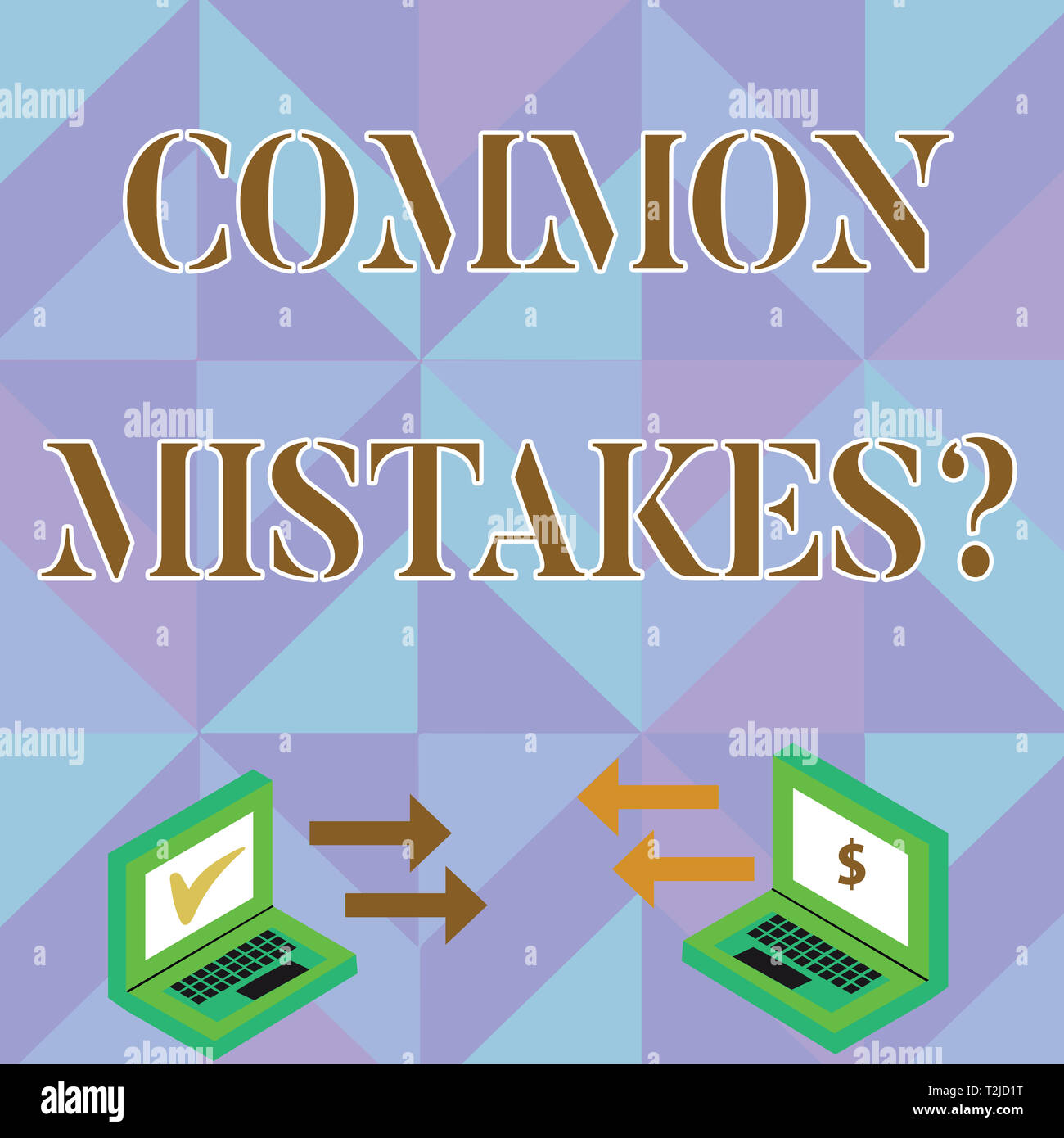 Writing note showing Common Mistakes question. Business concept for ...