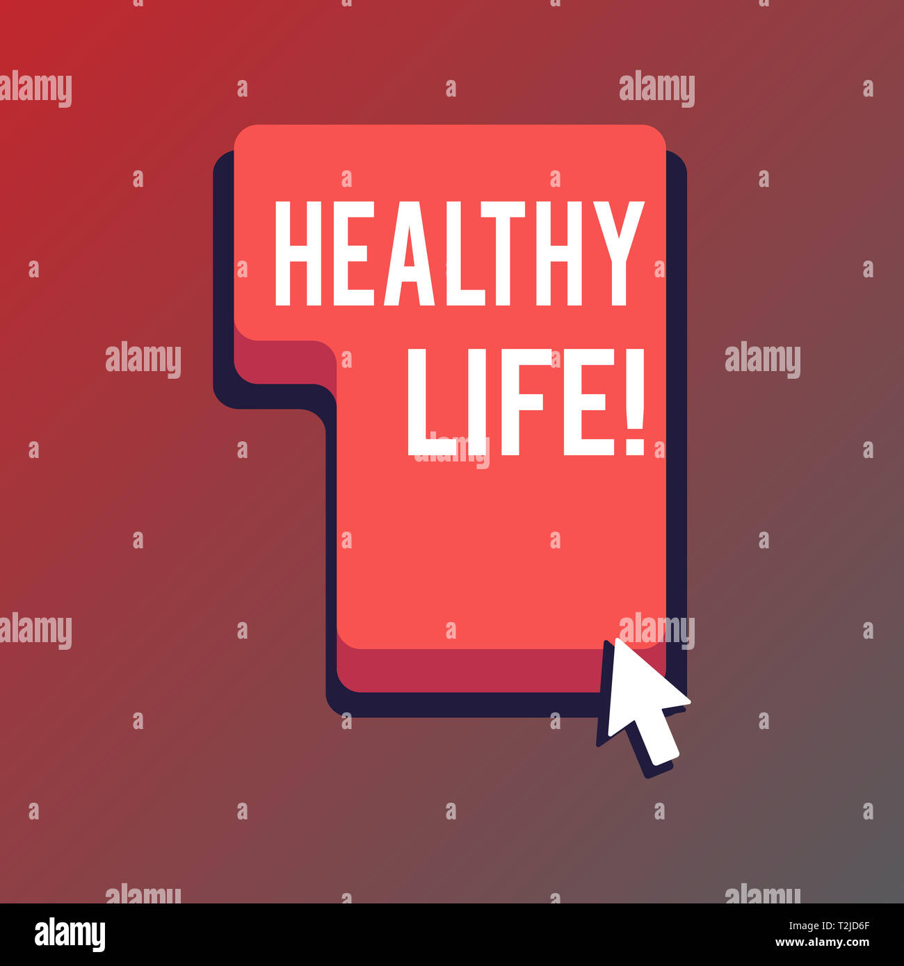 Handwriting text writing Healthy Life. Conceptual photo physical ...