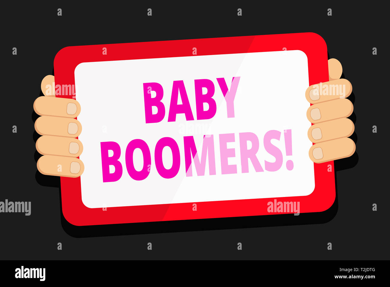 Word writing text Baby Boomers. Business photo showcasing demonstrating ...