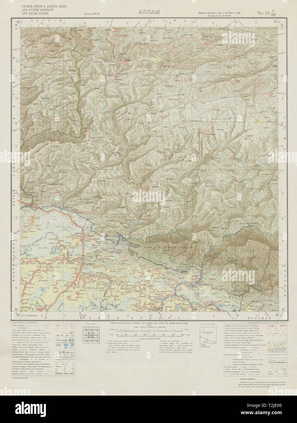 Meghalaya map hi-res stock photography and images - Alamy