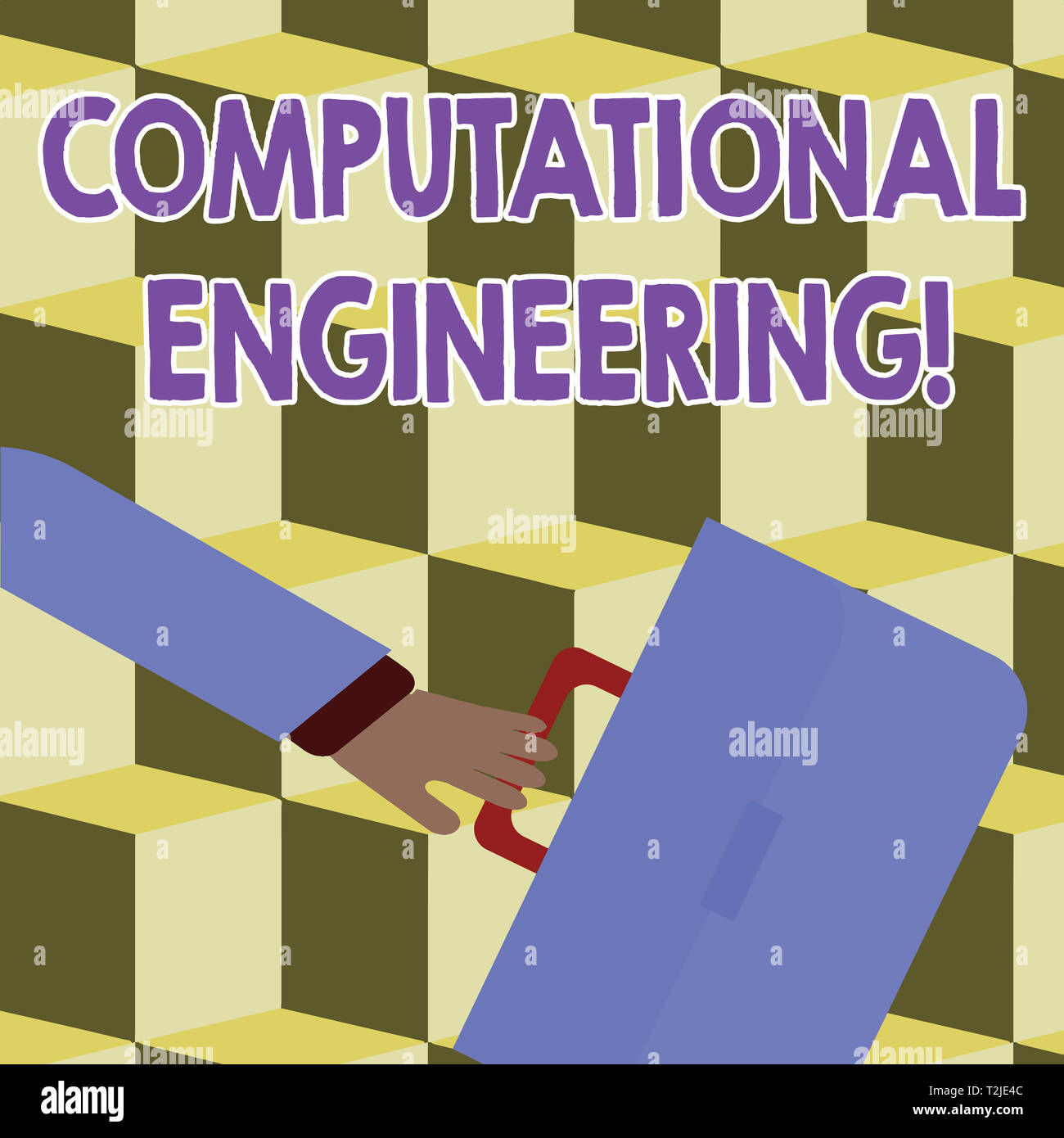 Conceptual hand writing showing Computational Engineering. Concept ...