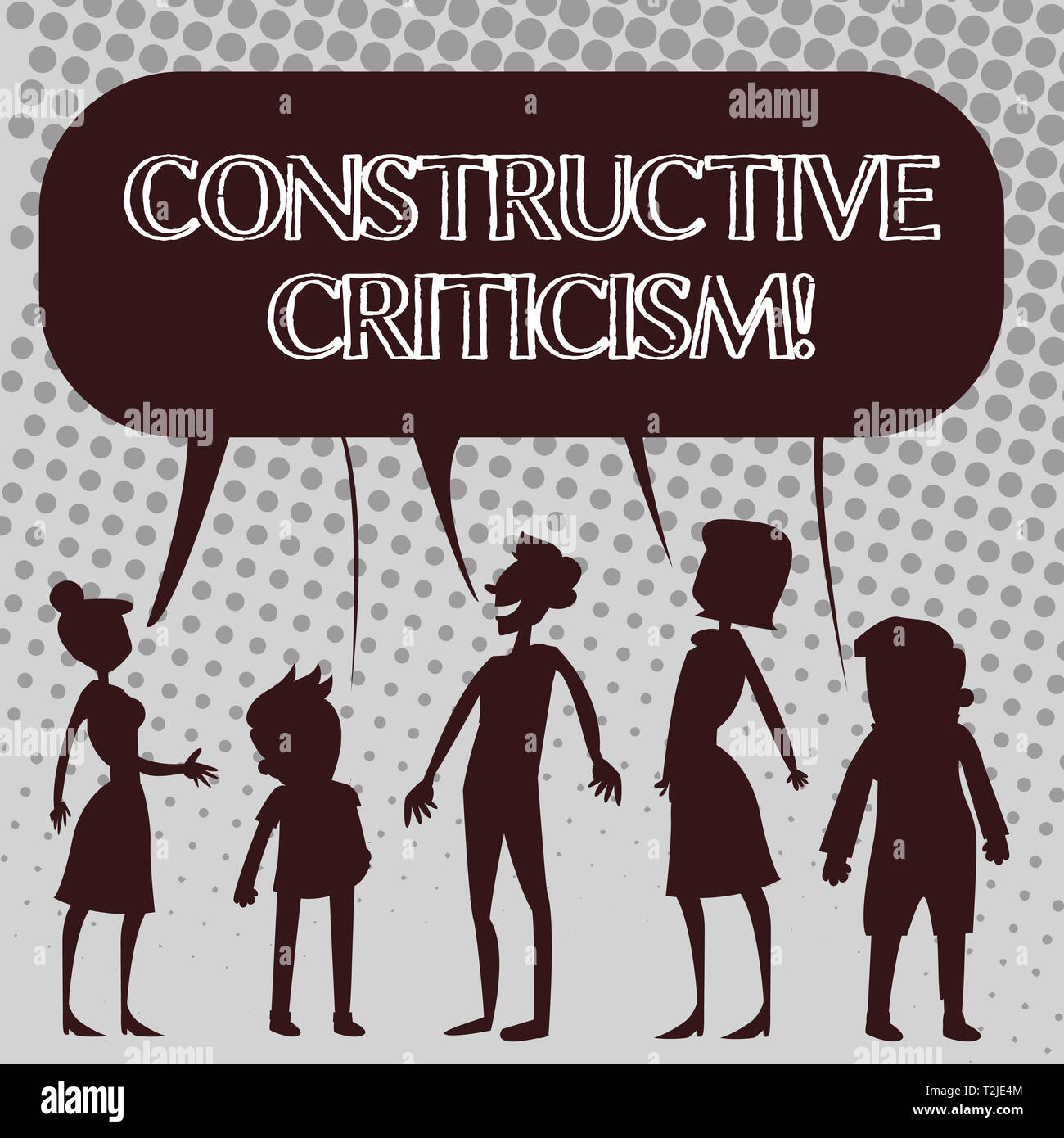 Handwriting text Constructive Criticism. Conceptual photo process of ...