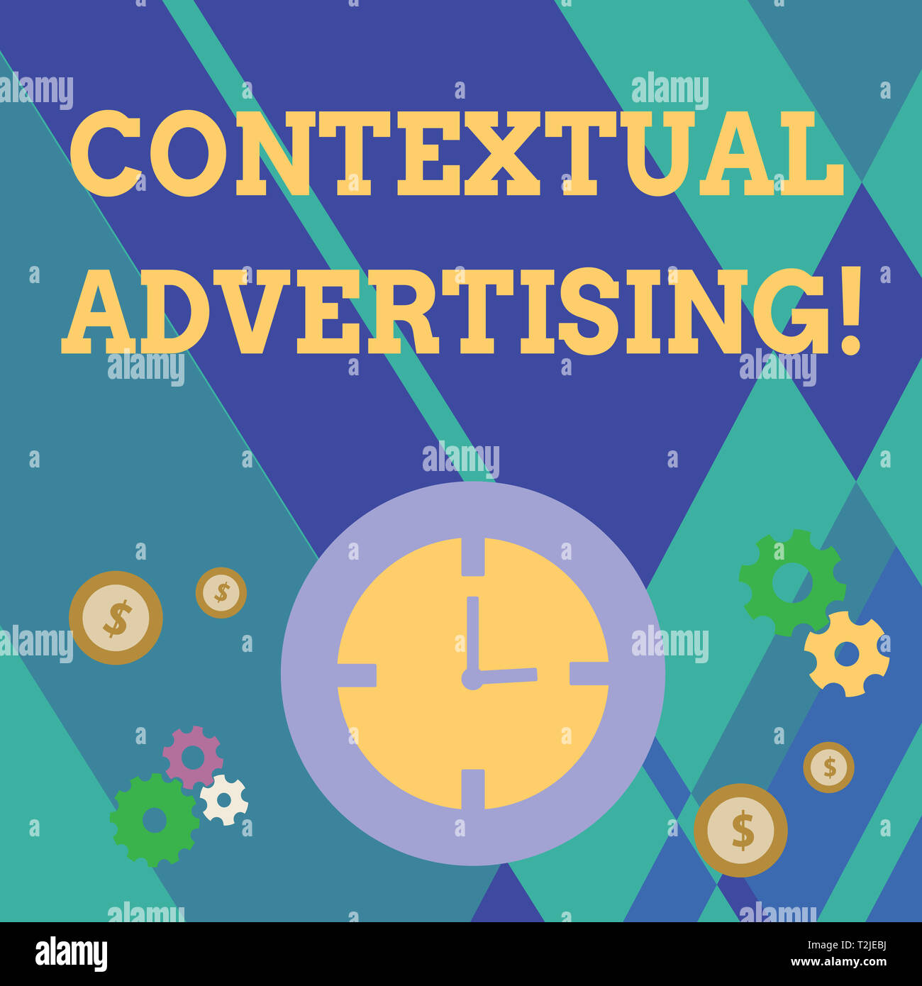 Handwriting text writing Contextual Advertising. Conceptual photo ...