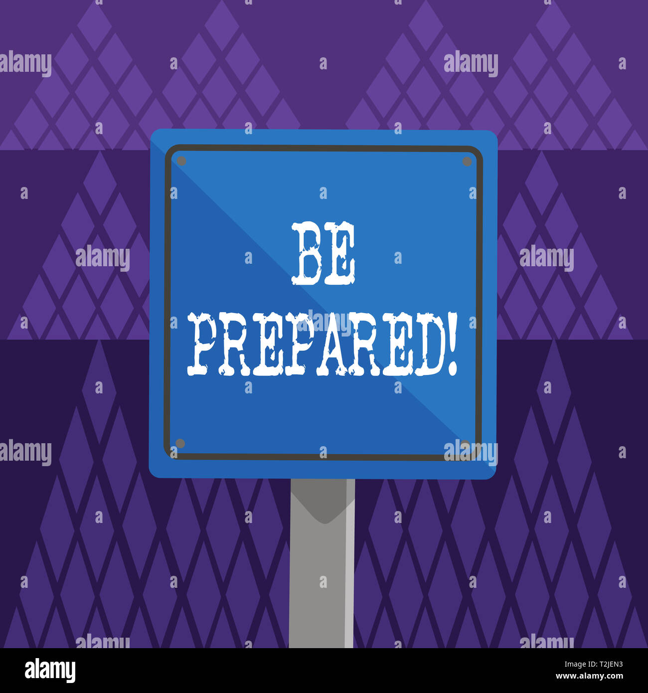 Conceptual hand writing showing Be Prepared. Concept meaning always be ...