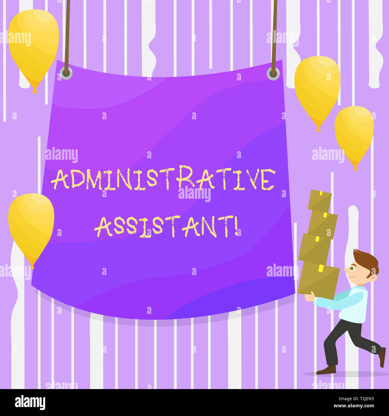 Word writing text Administrative Assistant. Business photo showcasing ...