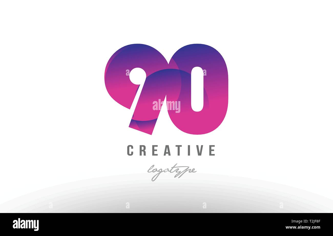 Number 90 vector vectors Stock Vector Images - Alamy