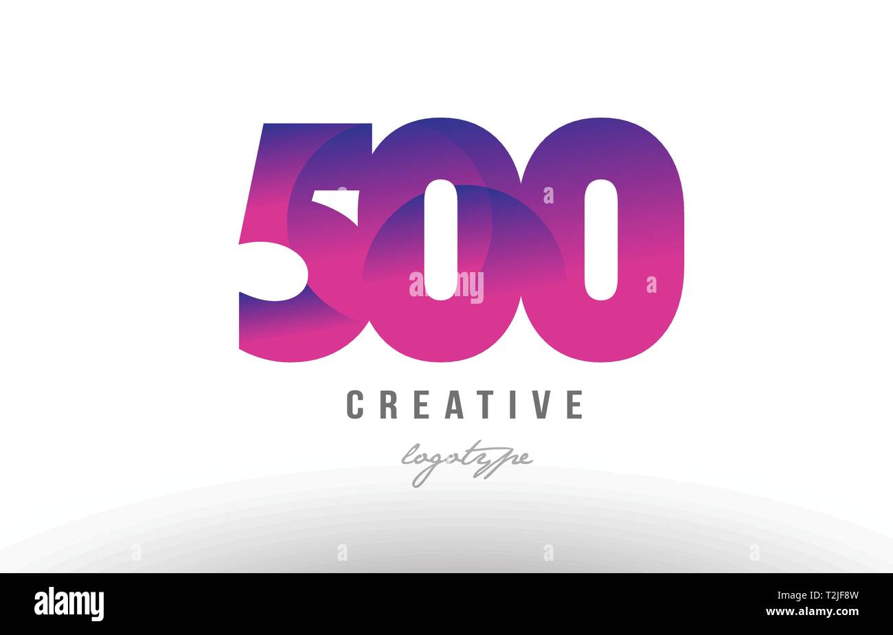 Number 500 Stock Vector Images - Alamy