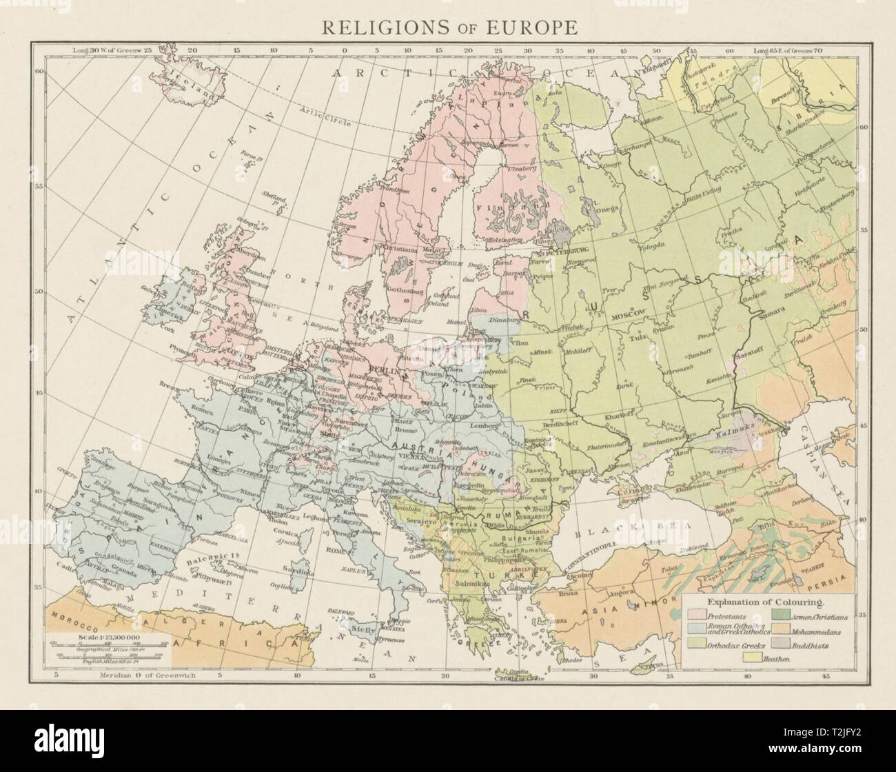 Map islam europe hi-res stock photography and images - Alamy