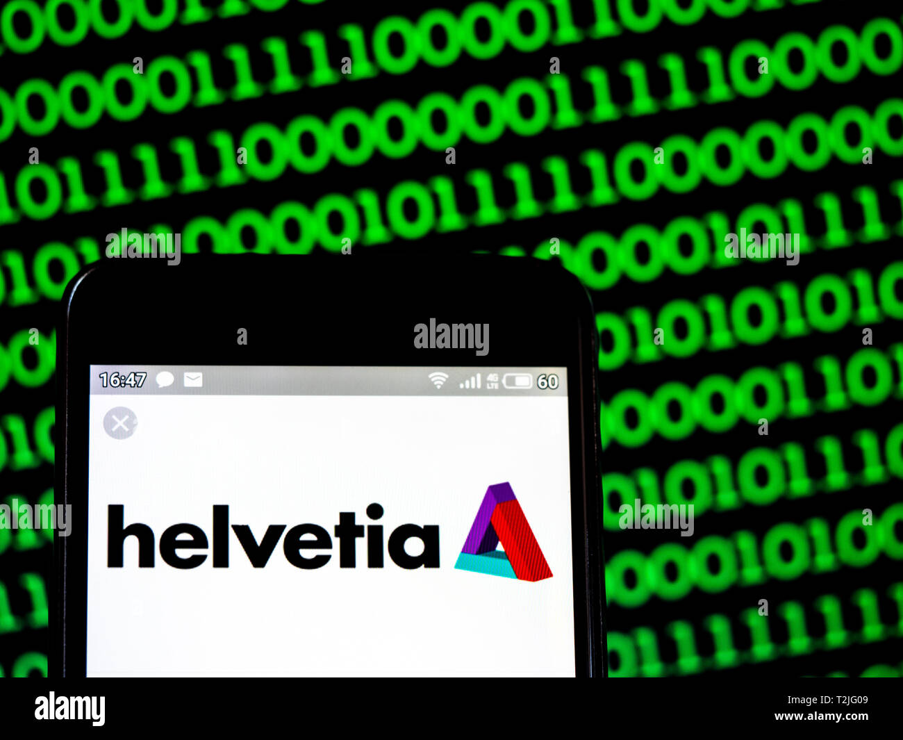 Helvetia logo hi-res stock photography and images - Alamy