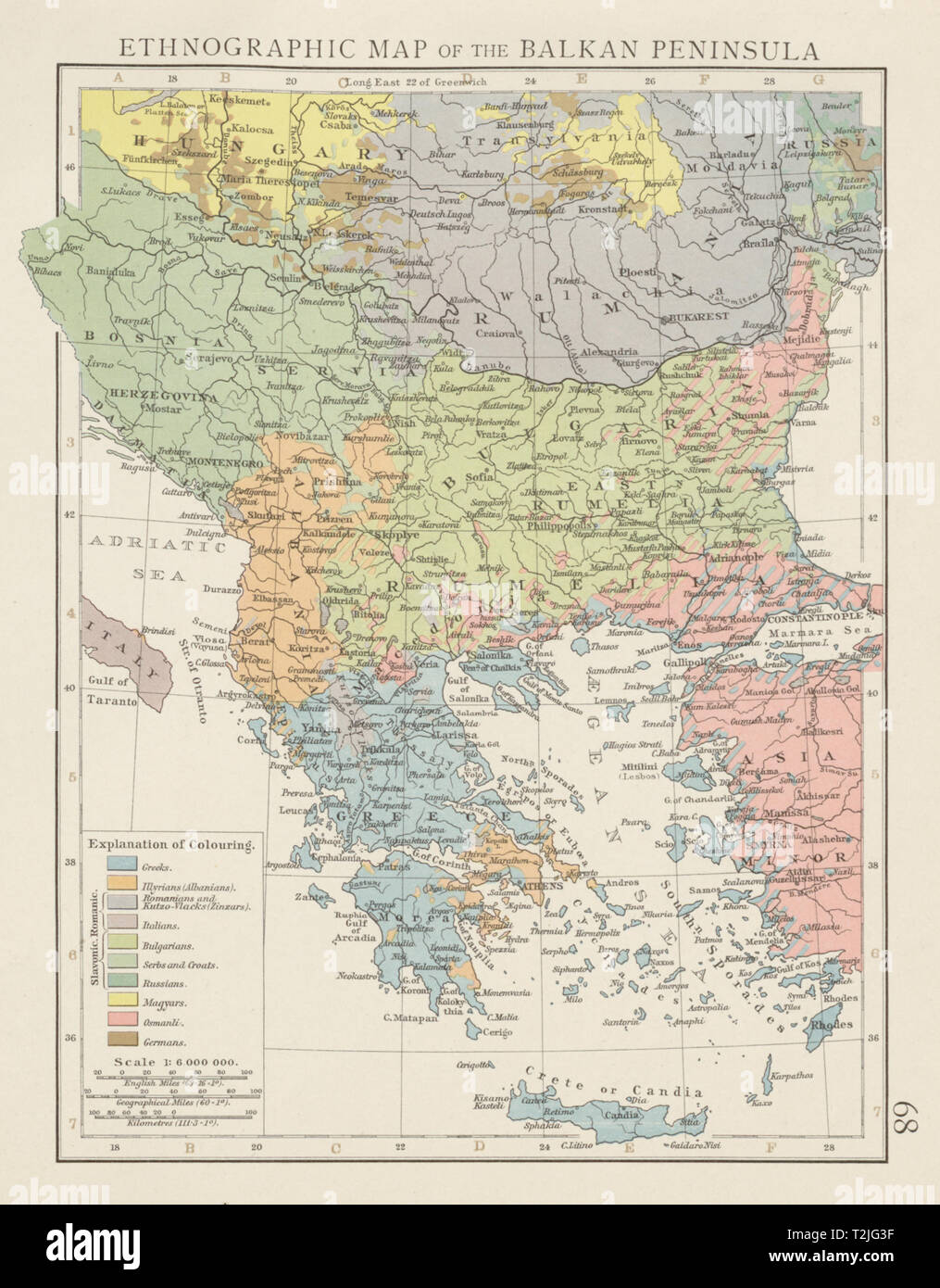Ethnographic map hi-res stock photography and images - Alamy