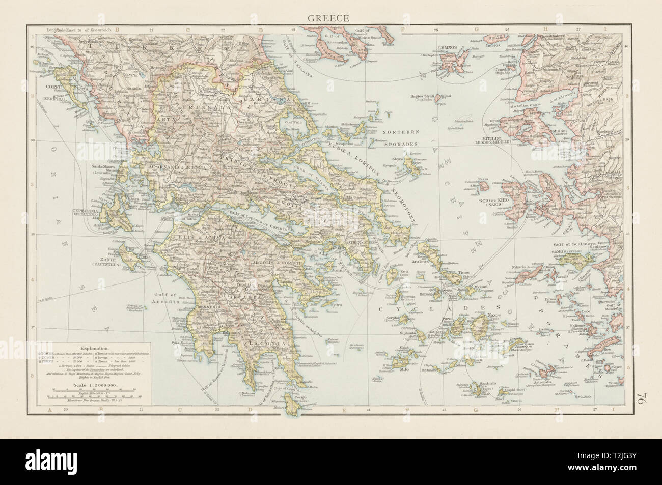 Map Of Greece Detailed Maps Of Greece And The Greek Islands