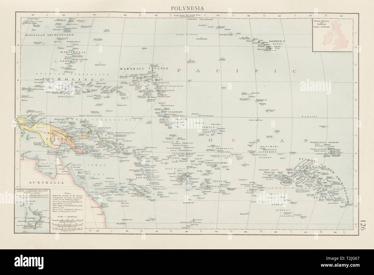 Pacific Islands. Polynesia Micronesia Melanesia. Fiji Caroline &c TIMES ...