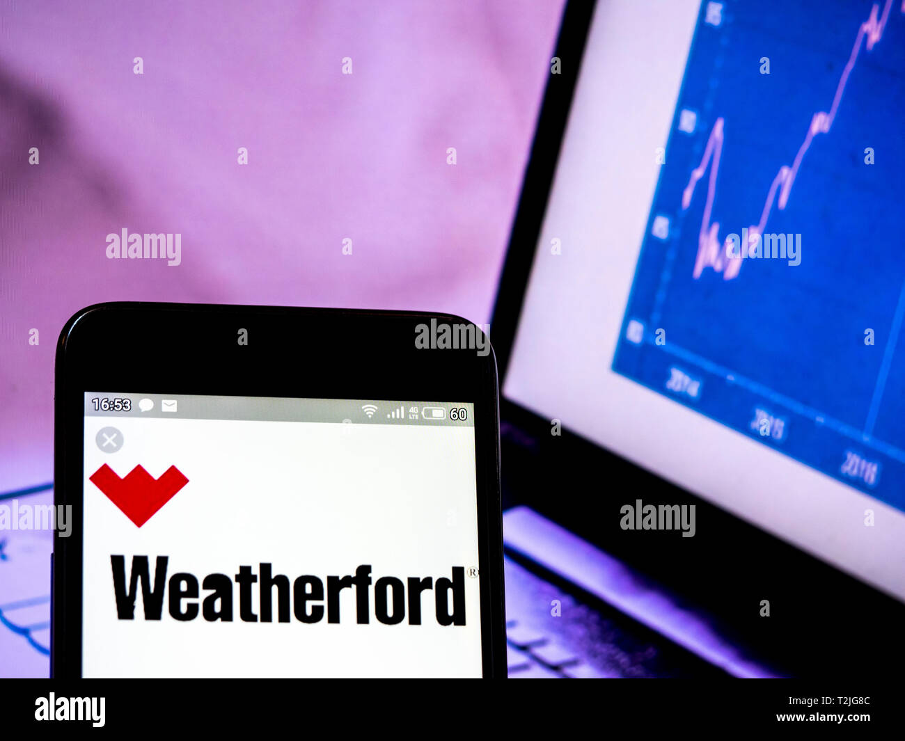 Weatherford international logo hi-res stock photography and images - Alamy