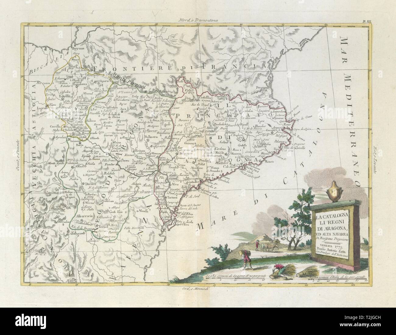 Navarra map hi-res stock photography and images - Alamy