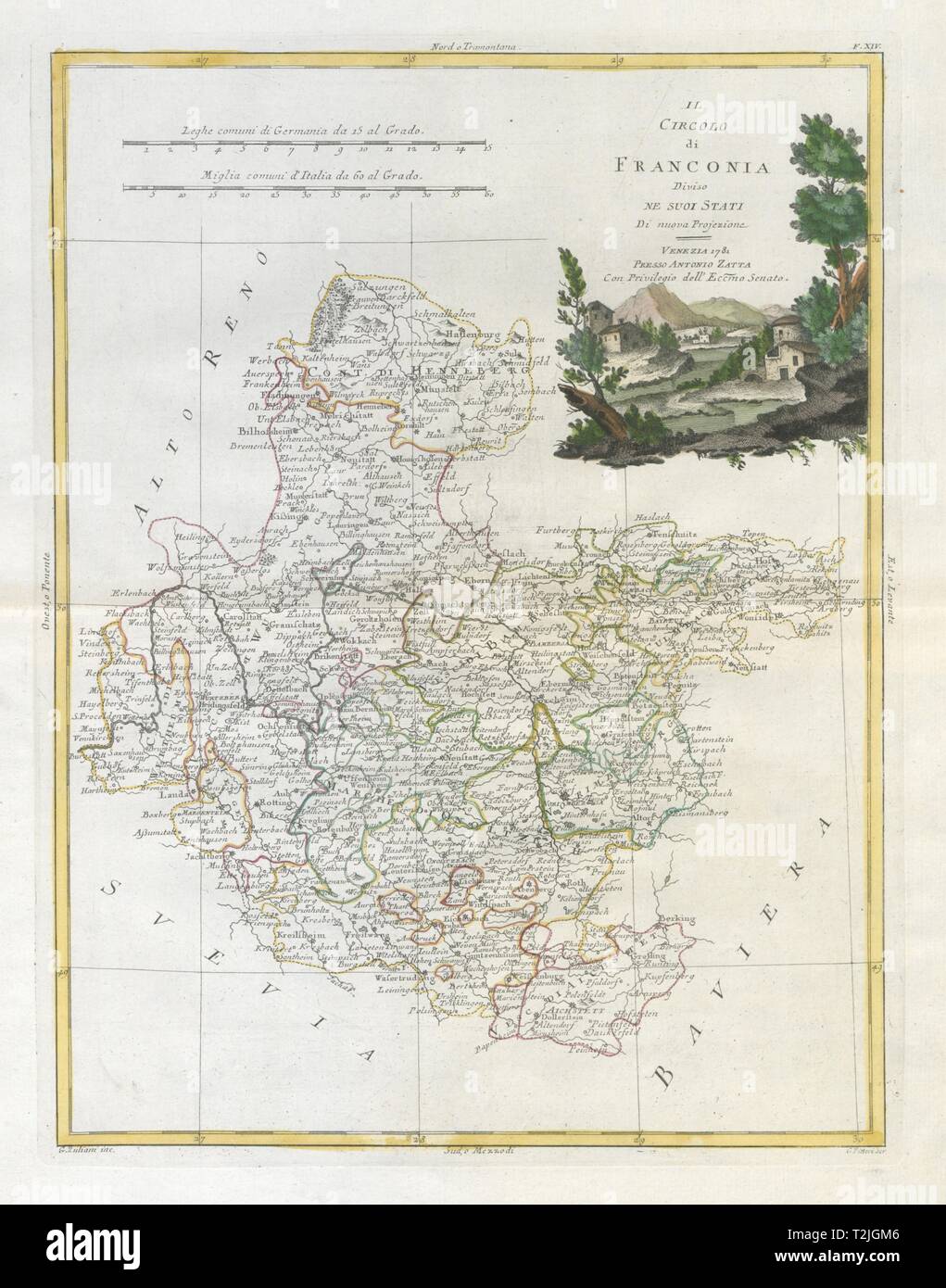 "Il Circolo di Franconia…". Central Germany. Northern Bavaria. ZATTA ...