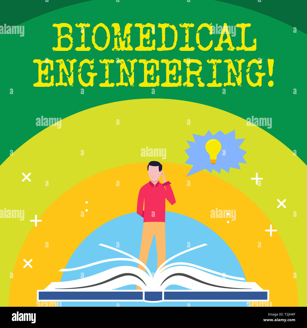 Handwriting text writing Biomedical Engineering. Conceptual photo ...