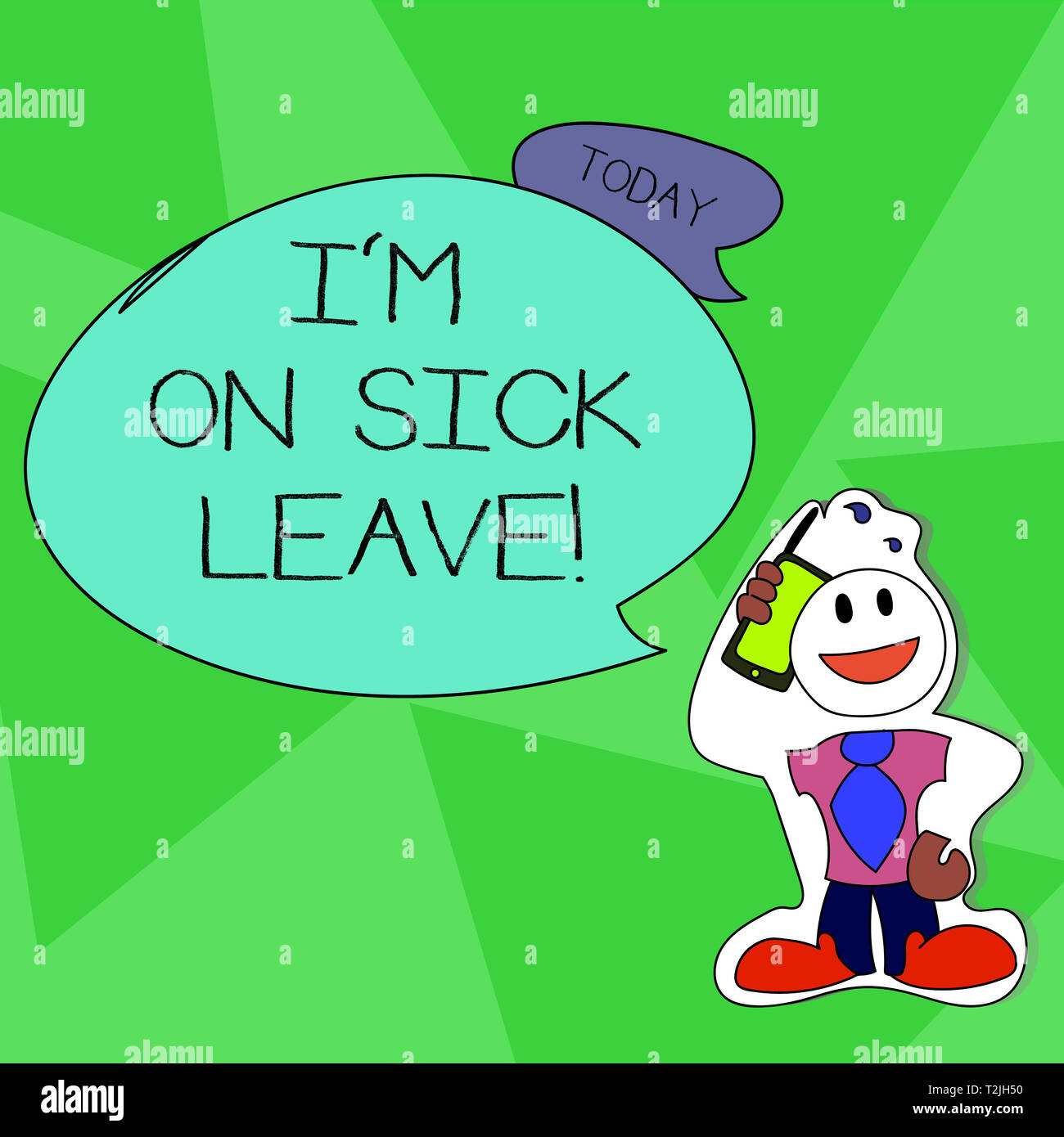 Sick leave of absence from work hi-res stock photography and images - Alamy