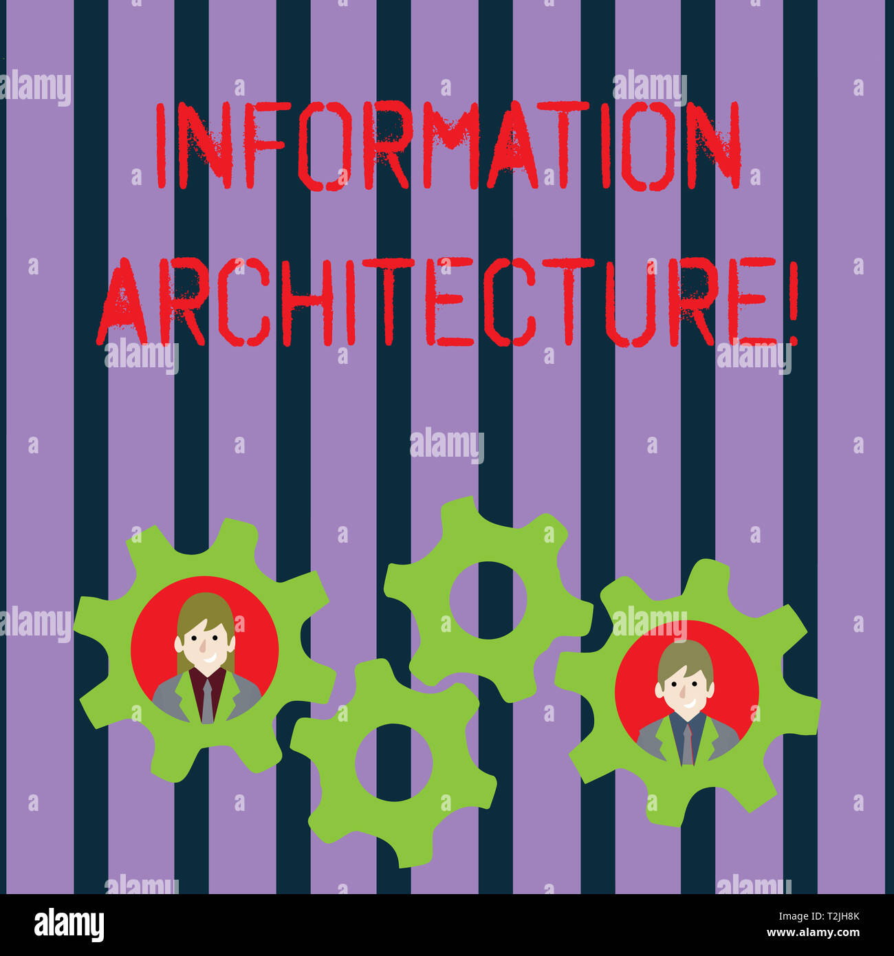 Conceptual hand writing showing Information Architecture. Concept ...