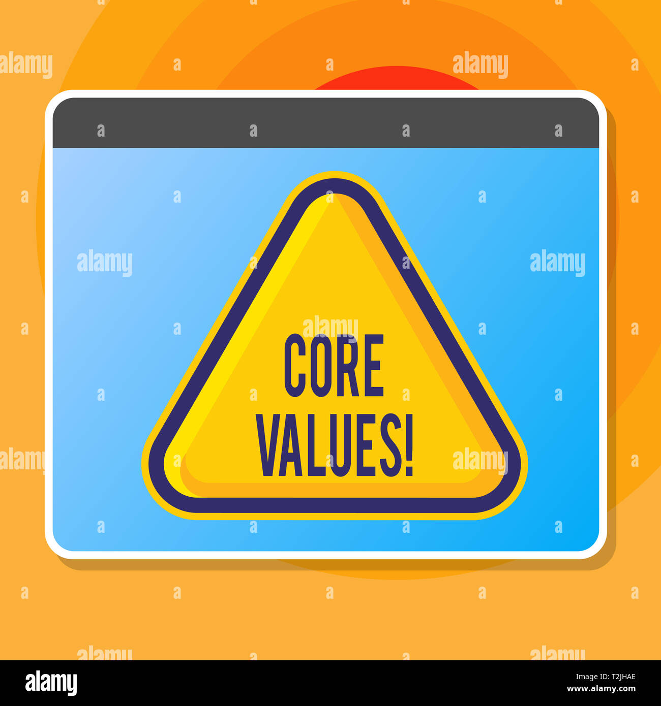 Mission vision triangle hi-res stock photography and images - Alamy