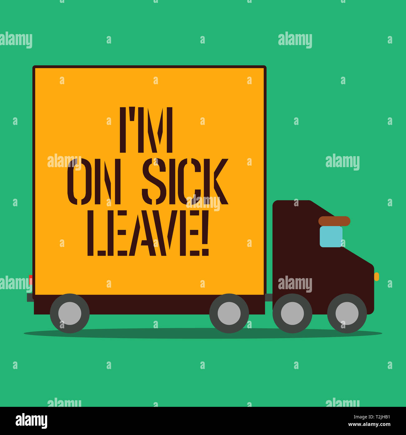 Text sign showing I M On Sick Leave. Business photo showcasing absence ...