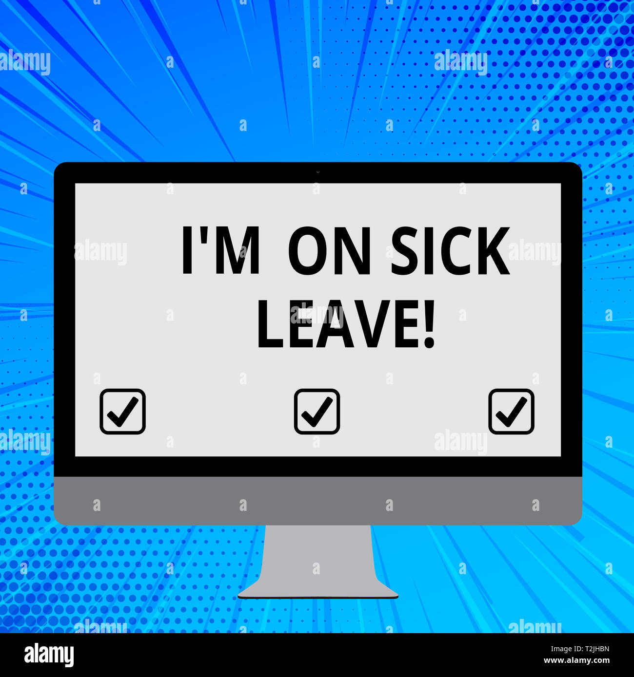 Sick leave of absence from work hi-res stock photography and images - Alamy
