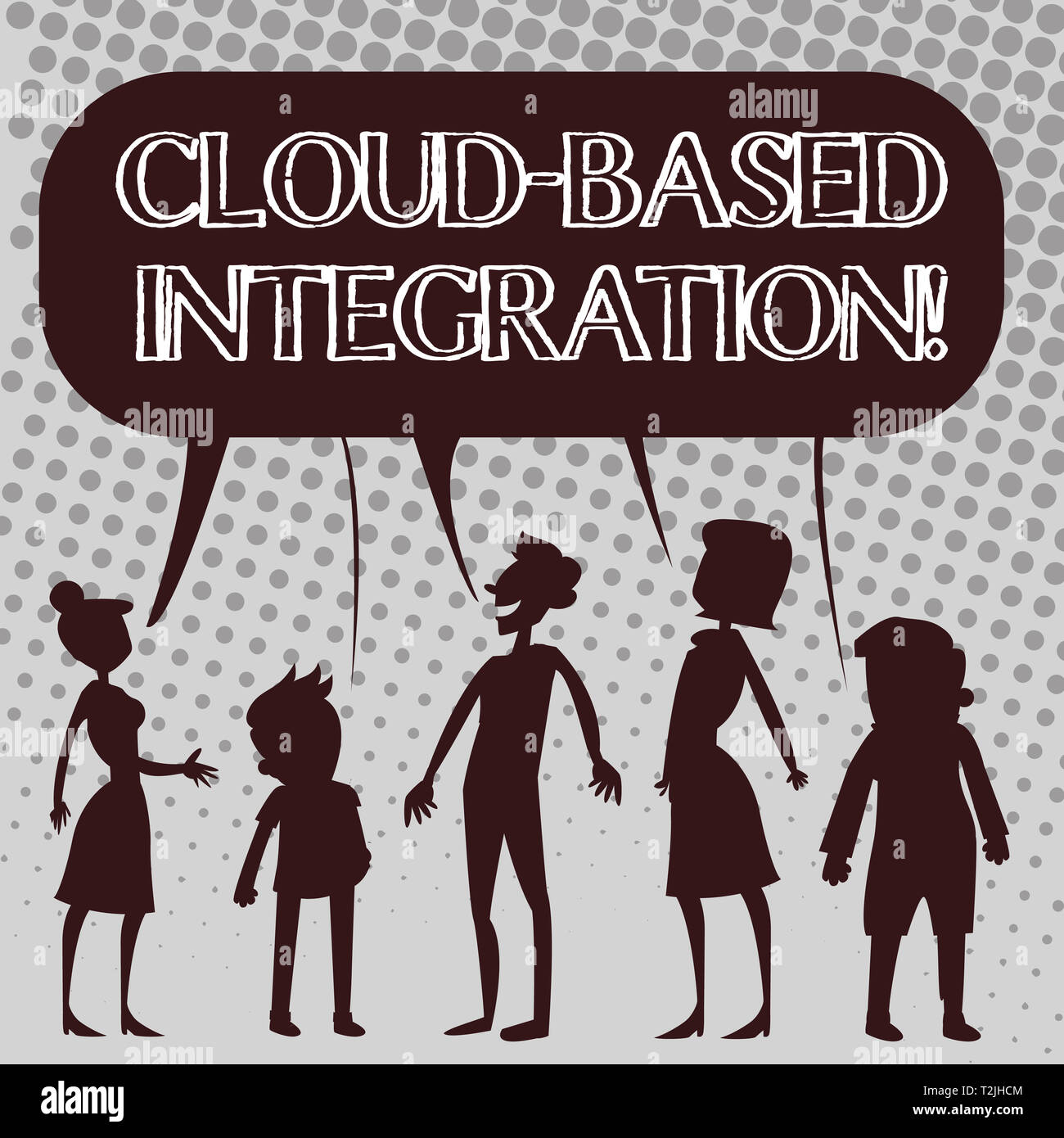 Handwriting Text Cloud Based Integration Conceptual Photo Tools And