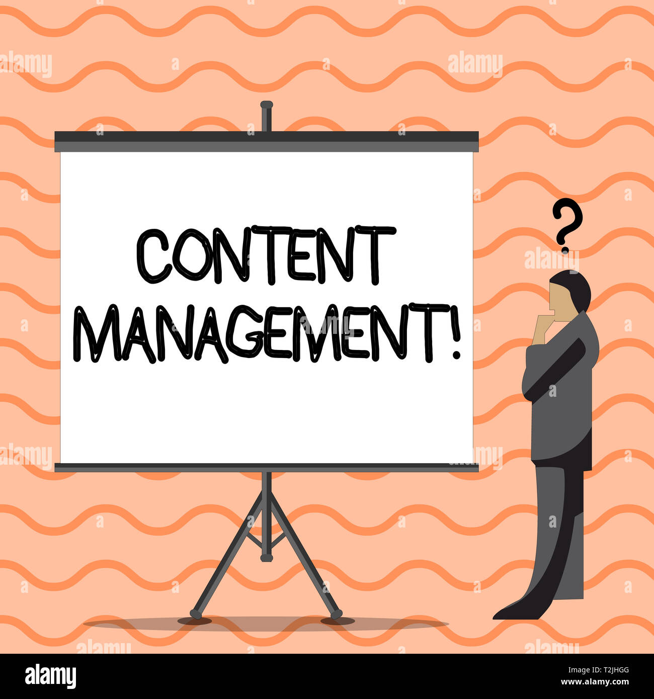 Writing note showing Content Management. Business concept for processes ...