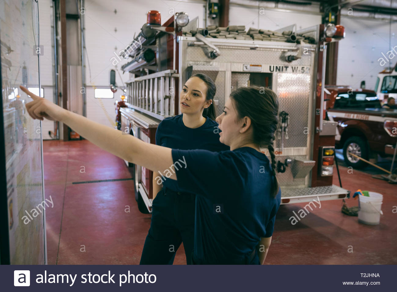 Female firefighters of color hi-res stock photography and images - Alamy
