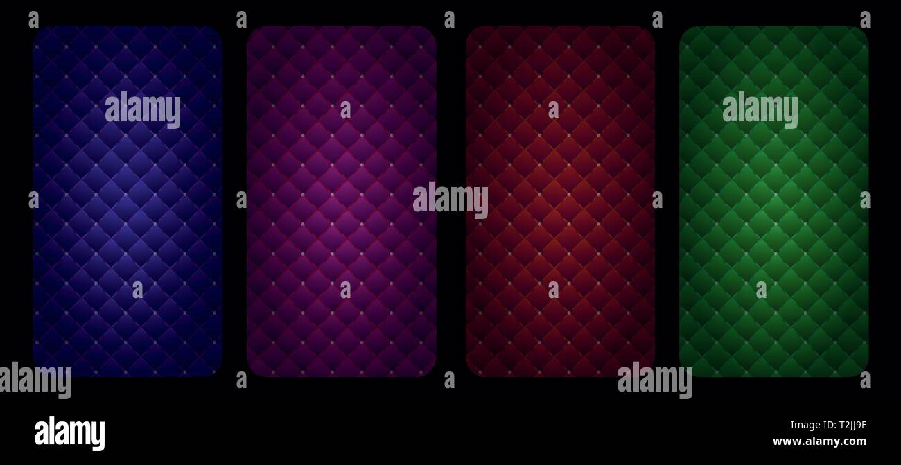 Diamond padded upholstery seamless pattern background. Abstract vector ...