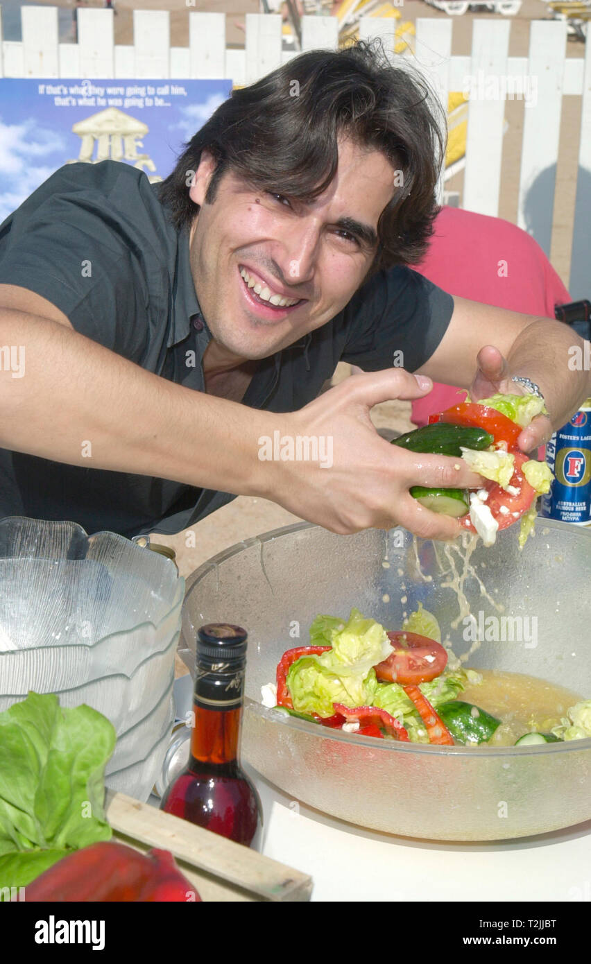 CANNES, FRANCE. May 12, 2000: Australian actor Nick Giannopoulos at the ...