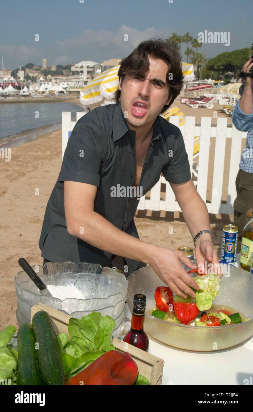 CANNES, FRANCE. May 12, 2000: Australian actor Nick Giannopoulos at the ...