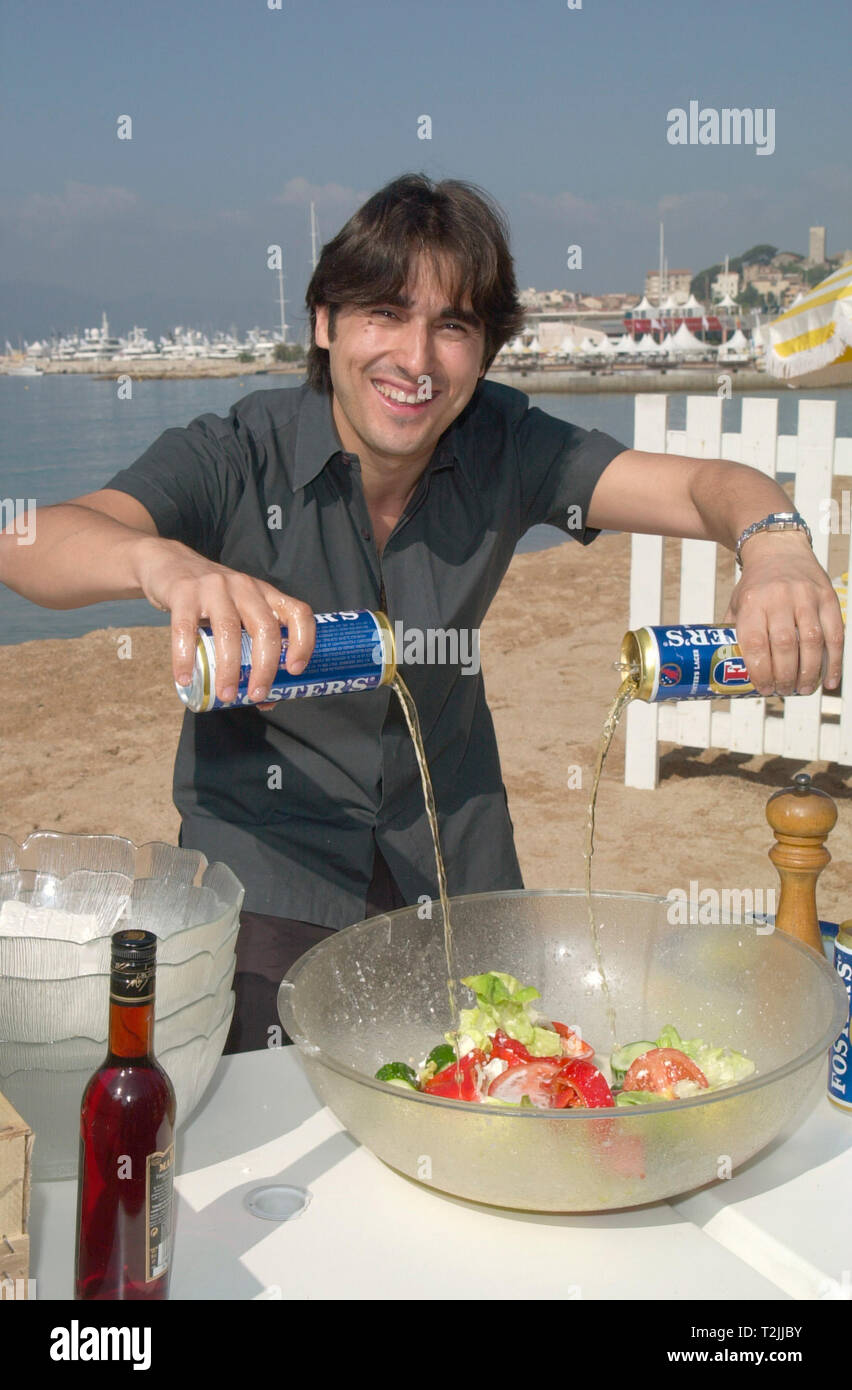 CANNES, FRANCE. May 12, 2000: Australian actor Nick Giannopoulos at the ...
