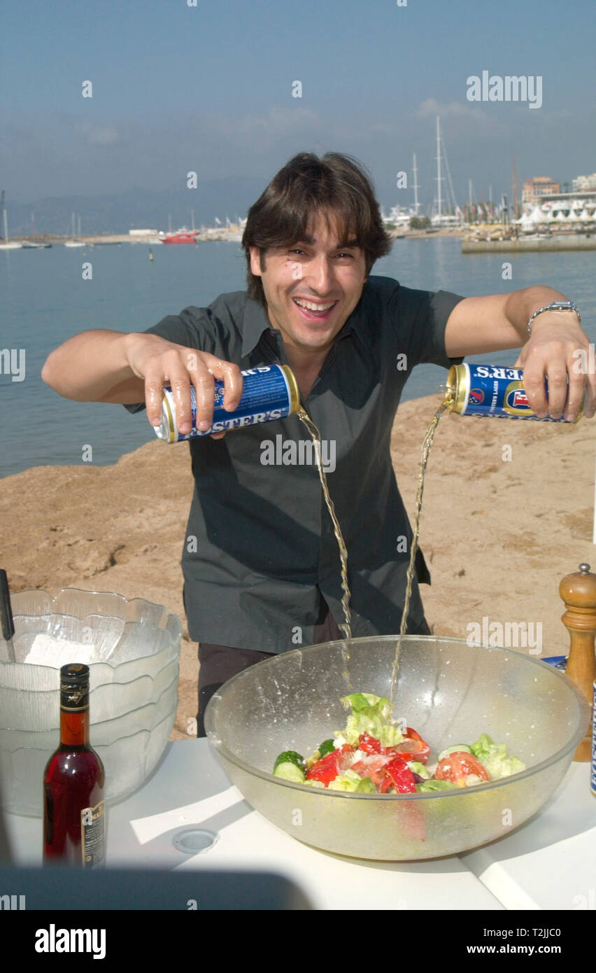 CANNES, FRANCE. May 12, 2000: Australian actor Nick Giannopoulos at the ...