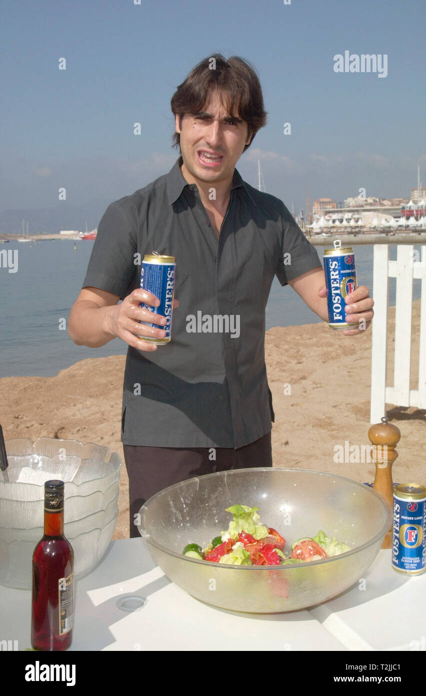 CANNES, FRANCE. May 12, 2000: Australian actor Nick Giannopoulos at the ...