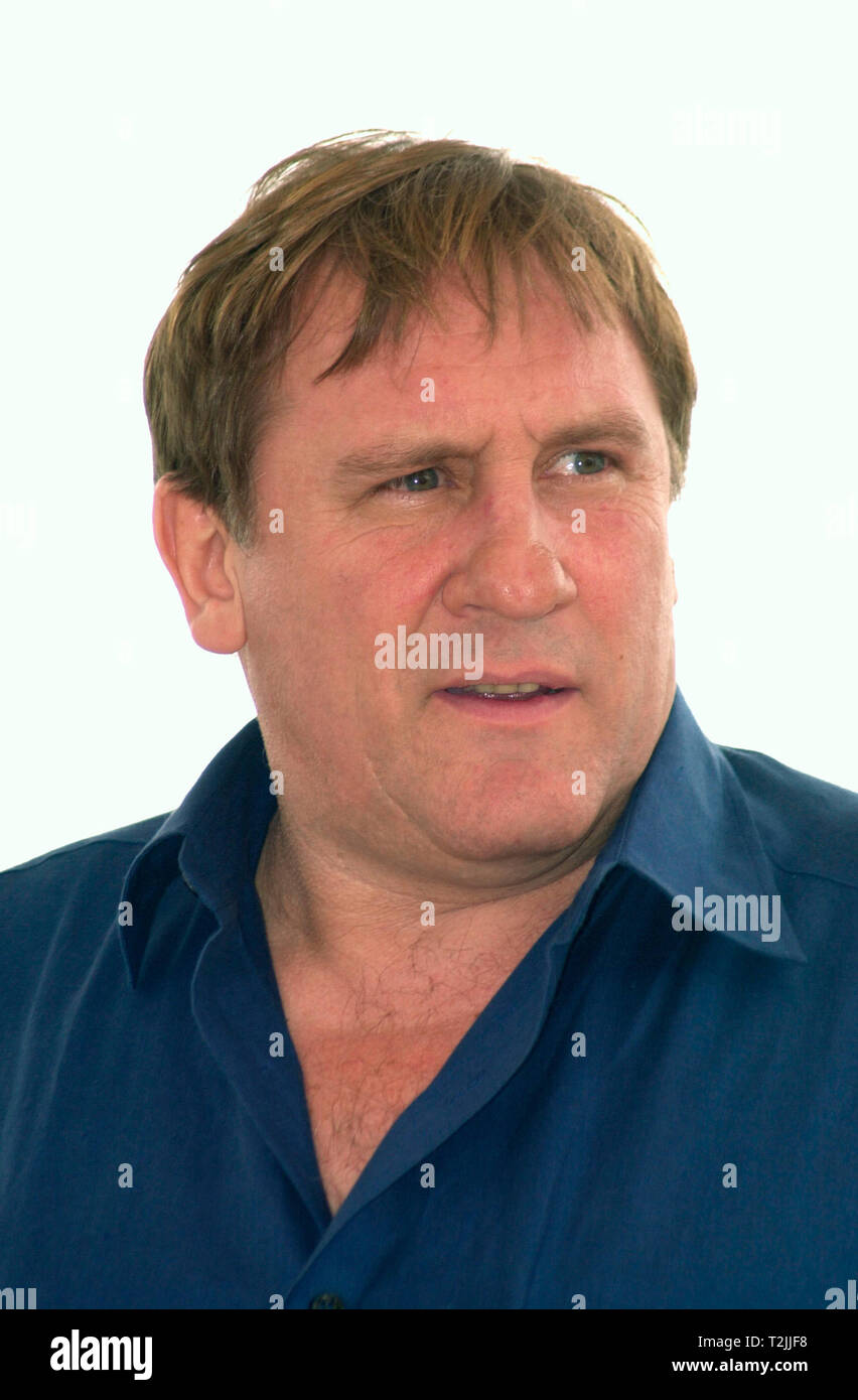 CANNES, FRANCE. May 10, 2000: French actor Gerard Depardieu at the ...