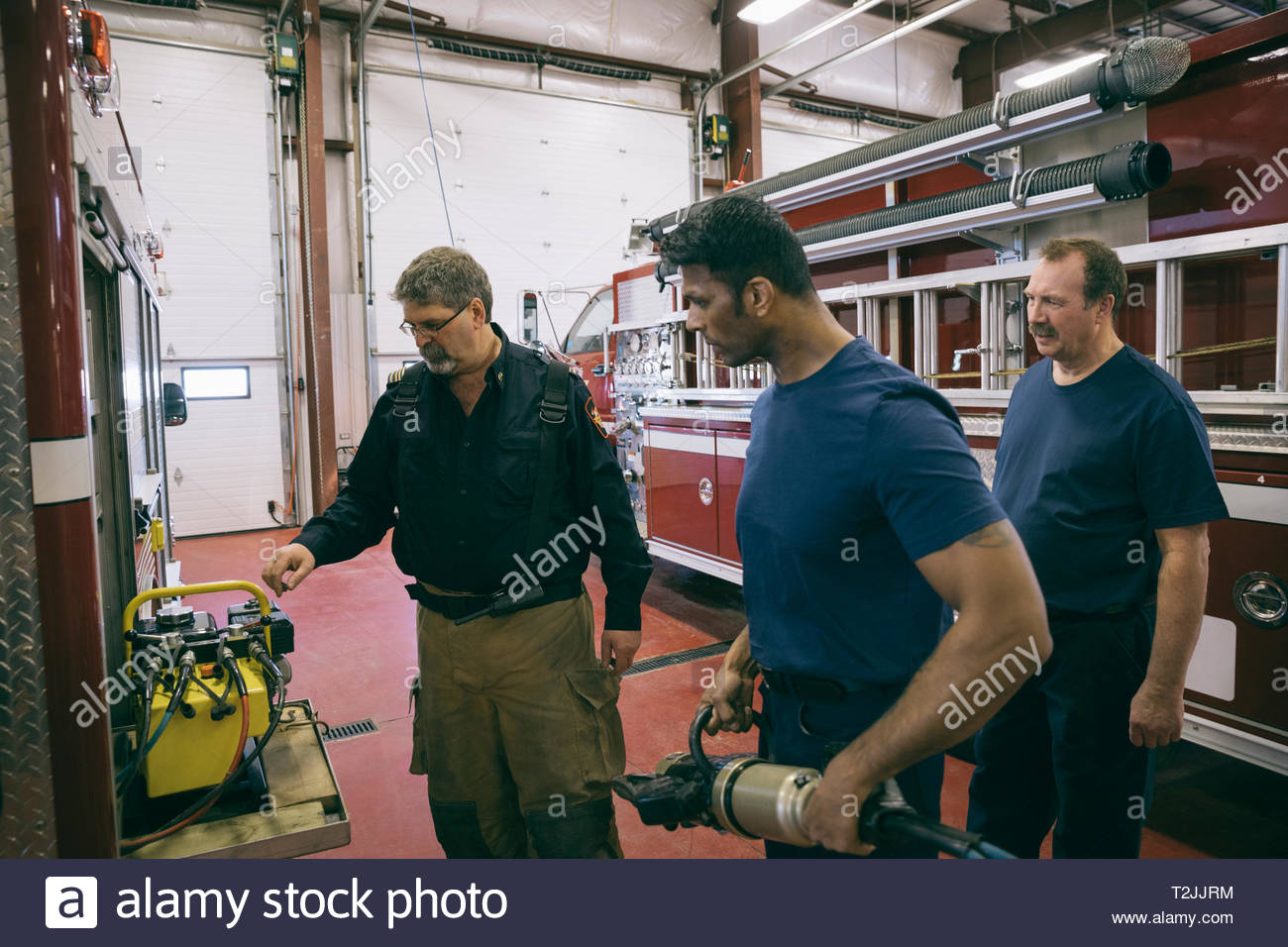 Firefighters training indoors hi-res stock photography and images - Alamy