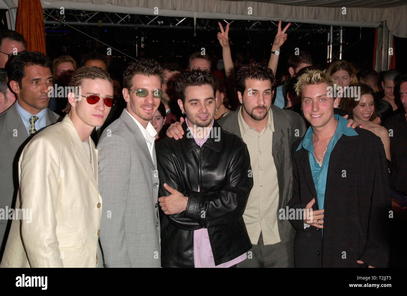 CANNES, FRANCE. May 17, 2000: Pop group NSYNC at the Cannes Film ...