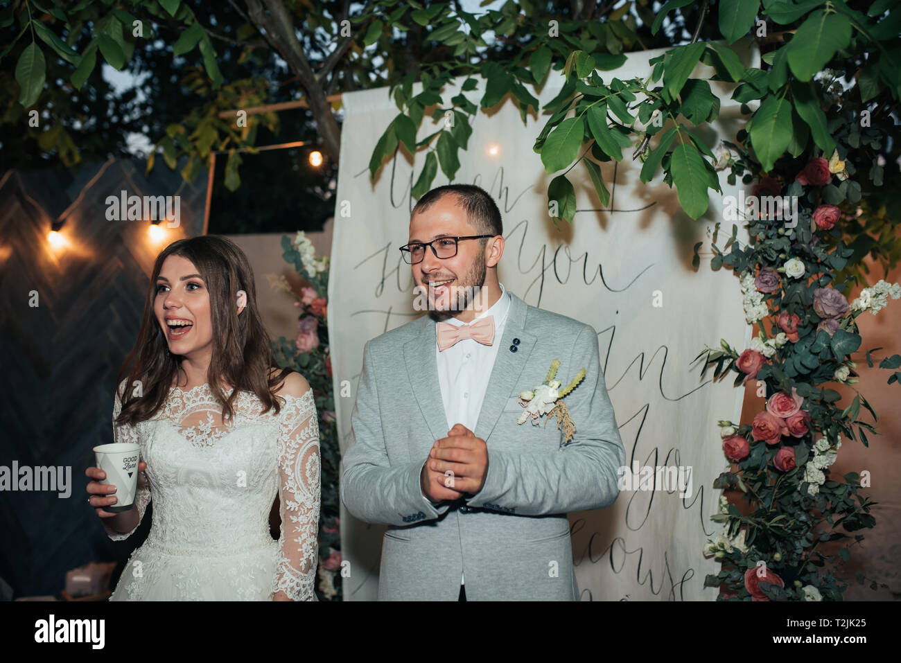 Wedding photography of emotions of the bride and groom in different ...